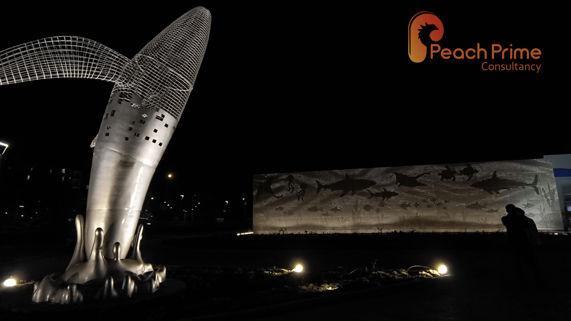 Whale Sculpture - Peach Prime Consultancy